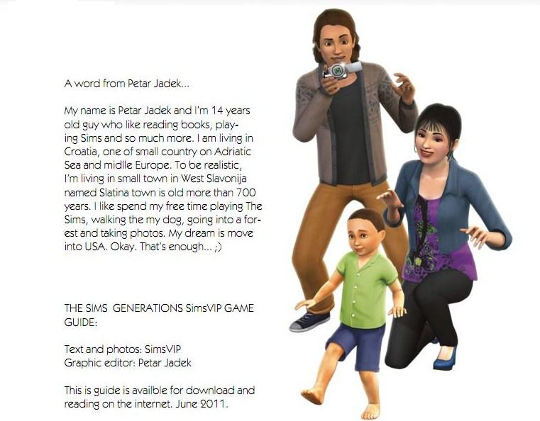 SimsVIP Generations Guide - PDF | SimsVIP