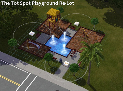 Showtime's Tot Spot Playground (Remake) | SimsVIP