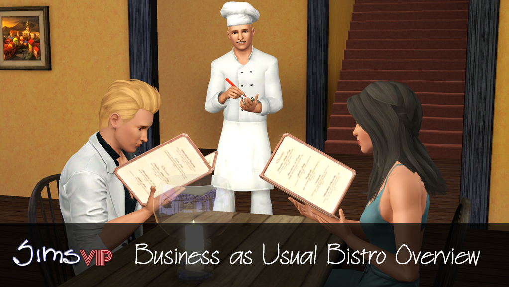 Sims 3 Store: Business as Usual Bistro Overview | SimsVIP
