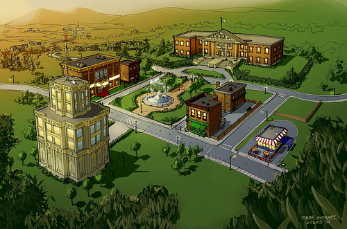 The Sims 3: Early Sunset Valley Concept Art | SimsVIP