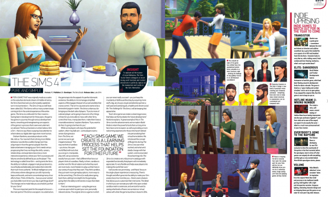 GamesTM Magazine: The Sims 4 Preview | SimsVIP