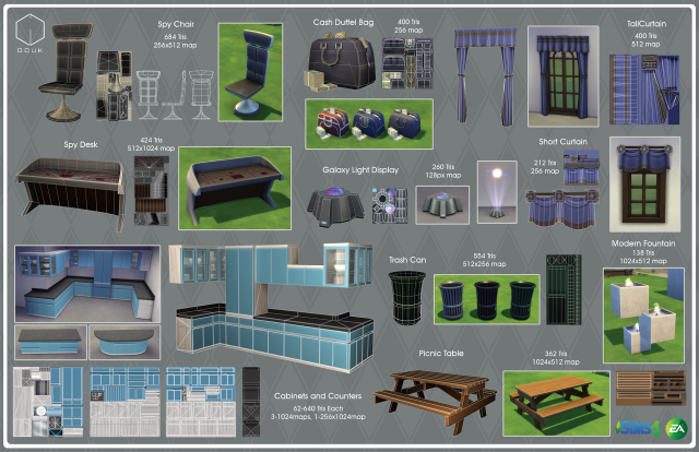 The Sims 4: Object Modeling by Christina Douk | SimsVIP