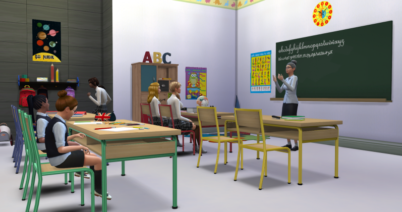 Custom Showcase: Back To School | SimsVIP