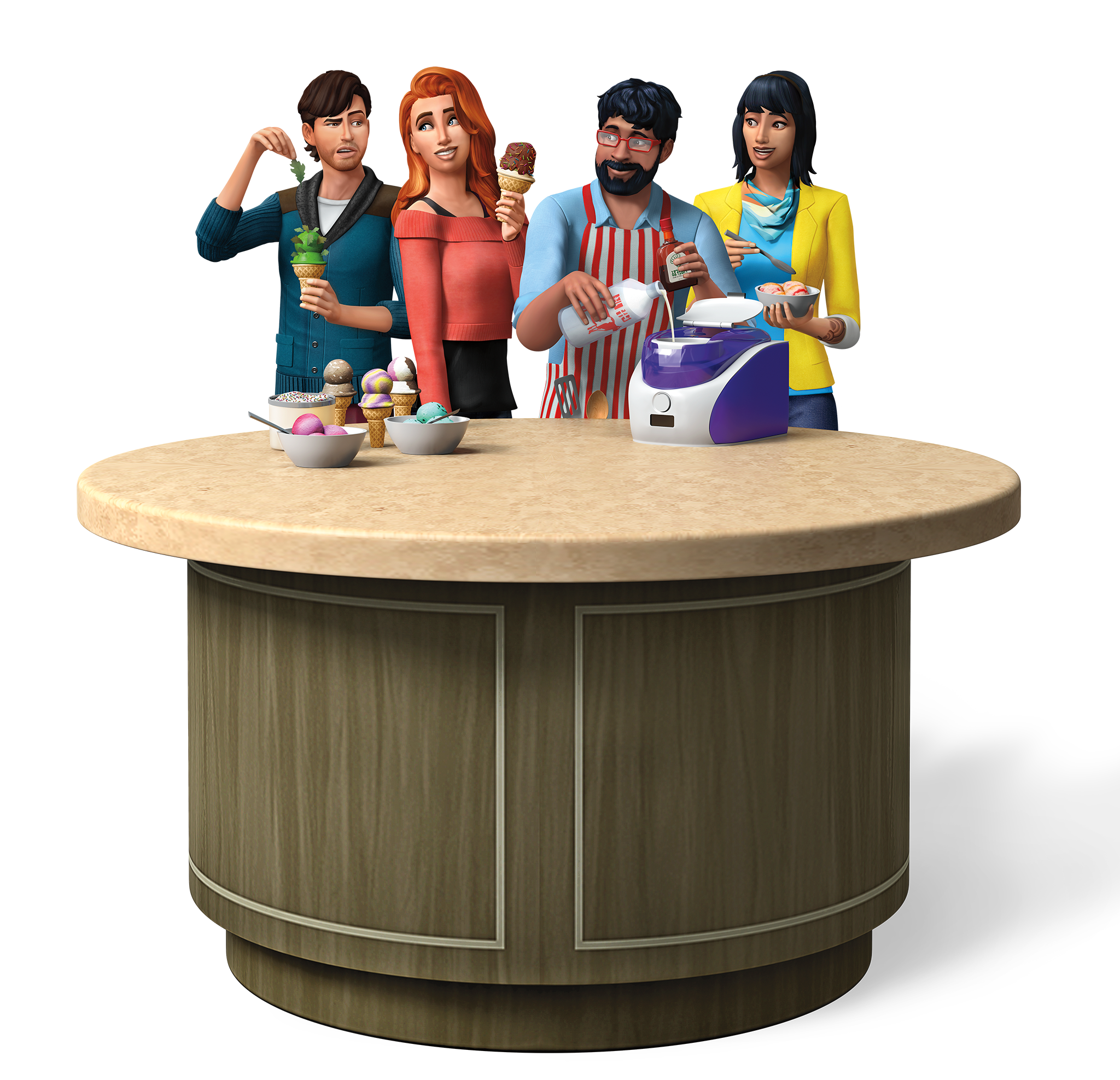 The Sims 4 Cool Kitchen New Render SimsVIP