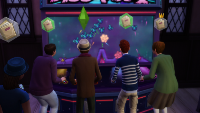 The Sims 4 Get Together: Arcade Machine Screen | SimsVIP