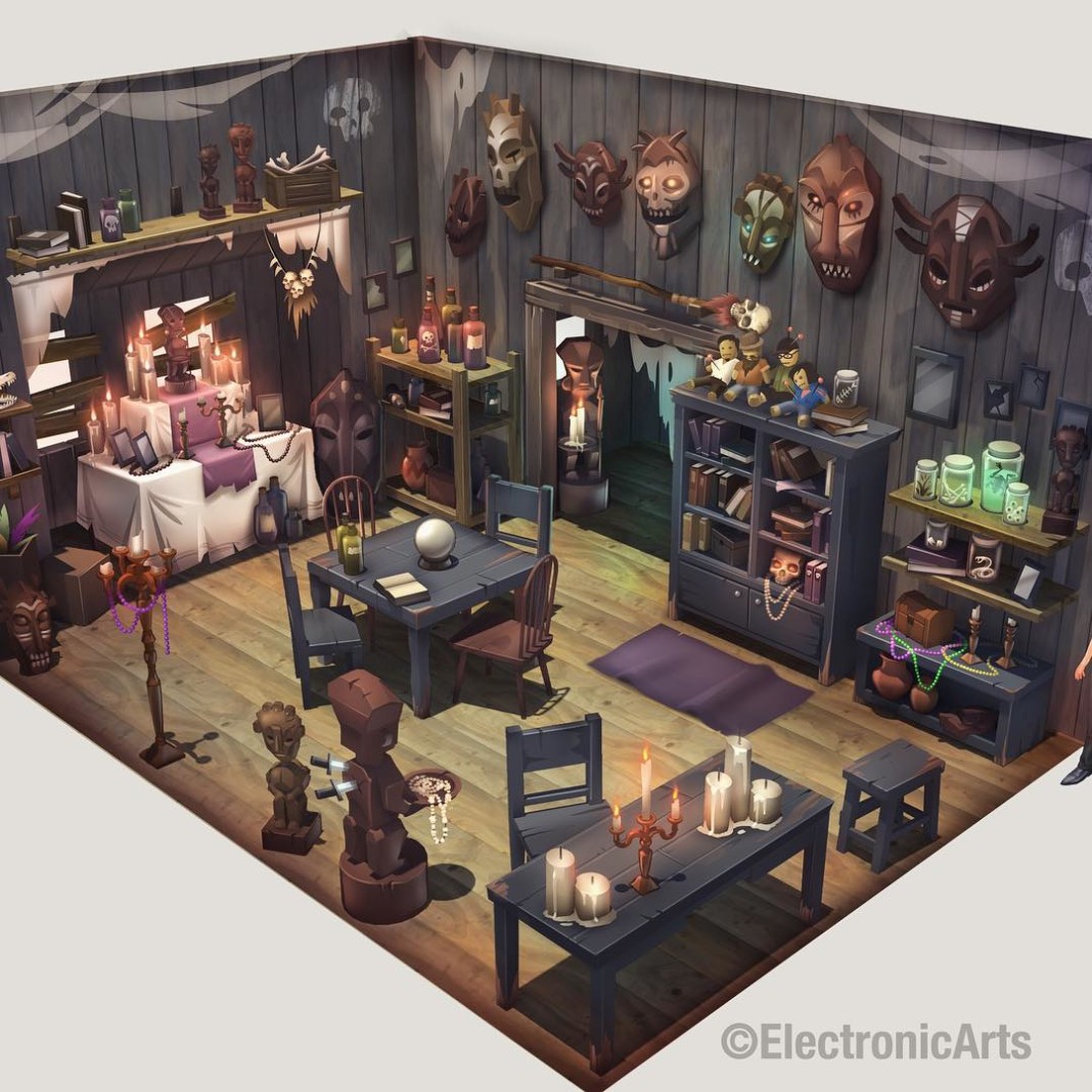 The Sims 4: Concept Art by Miles Dulay | SimsVIP