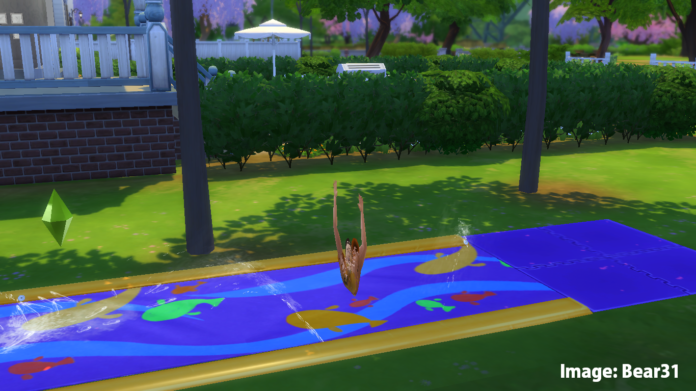 Sims 4 Backyard Stuff: Water Slide Animations Issue (BETA FIX) | SimsVIP