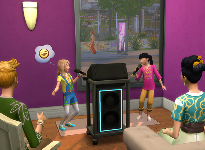 Community Blog: Karaoke in The Sims 4 City Living | SimsVIP