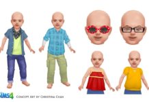 The Sims 4: First "Unique Art" Rendering of a Toddler | SimsVIP