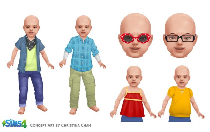 The Sims 4: Toddler Concept Art by Various Artists | SimsVIP
