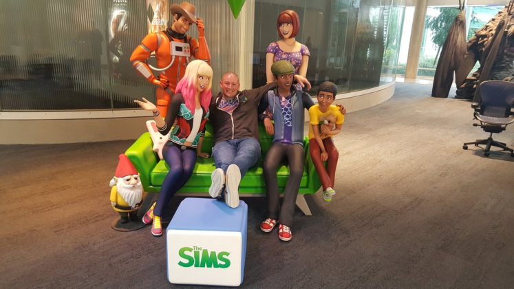 Maxis Adds Real Life Sims Display to the EA Lobby | SimsVIP