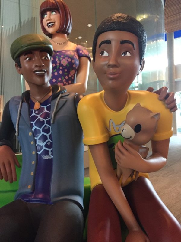 Maxis Adds Real Life Sims Display to the EA Lobby | SimsVIP