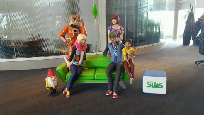 Maxis Adds Real Life Sims Display to the EA Lobby | SimsVIP