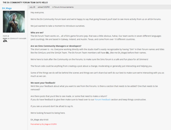Official Forums: EA_Gurus To Patrol, Updated Rules and Guidelines ...