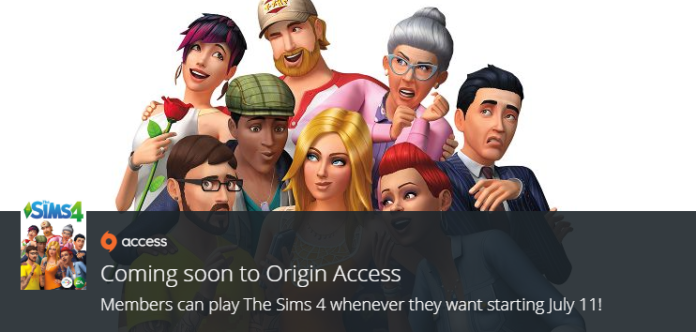 Starting July 11th, The Sims 4 Will Be FREE with an Origin Access ...