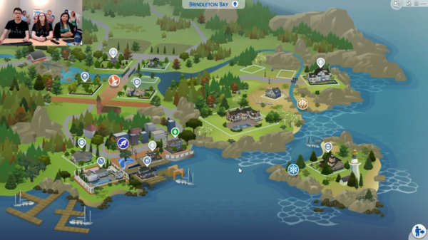 The Sims 4 Cats & Dogs: First Look at Brindleton Bay's Map | SimsVIP
