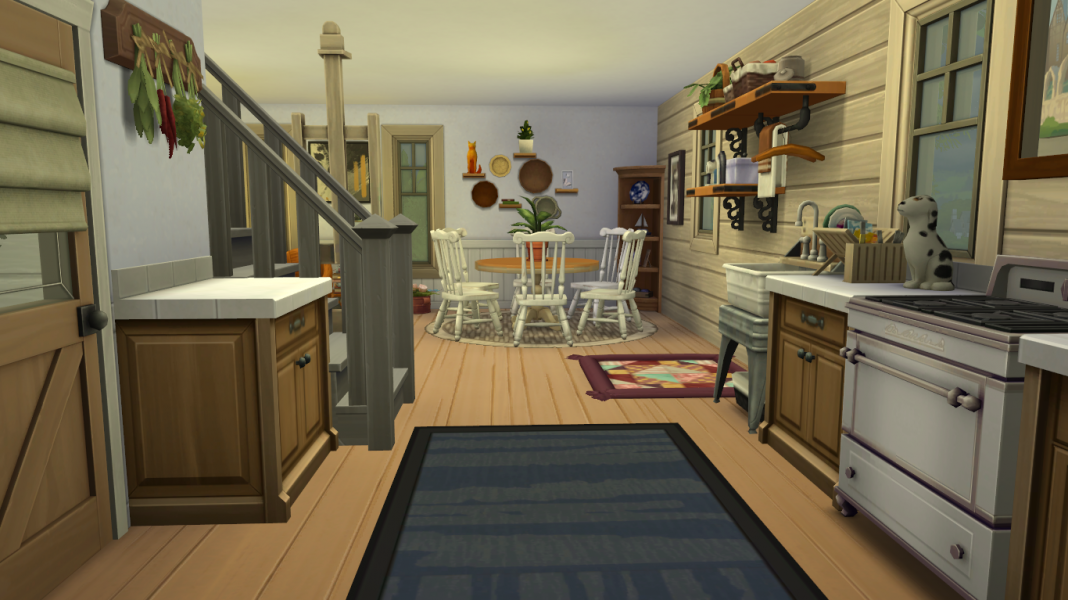 Build With Me: Rustic Home Using The Sims 4 Laundry Day Stuff | SimsVIP
