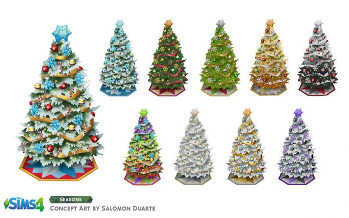 The Sims 4 Seasons: Holiday Objects Concept Art | SimsVIP