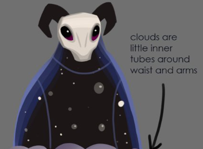 The Sims 4 Get Famous: Void Critter Costume Concept | SimsVIP