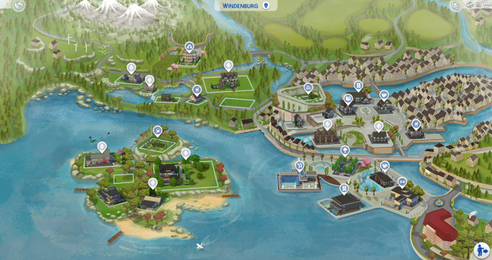 The Sims 4: World Map Replacements for ALL Worlds Now Available | SimsVIP