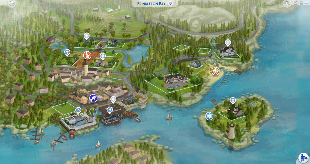 The Sims 4 World Map Replacements For ALL Worlds Now Available SimsVIP