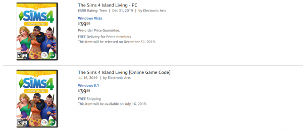 Pre-Order The Sims 4 Island Living Expansion at Amazon | SimsVIP