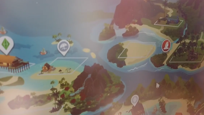 The Sims 4 Island Living: World Map, Icon, and Lot Sizes | SimsVIP