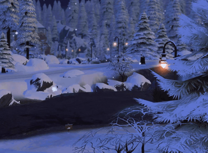 The Sims 4 Realm of Magic: Winter in Glimmerbrook | SimsVIP
