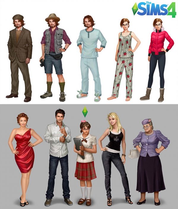 The Sims 4: Early Designs by Moonsoo Lee | SimsVIP