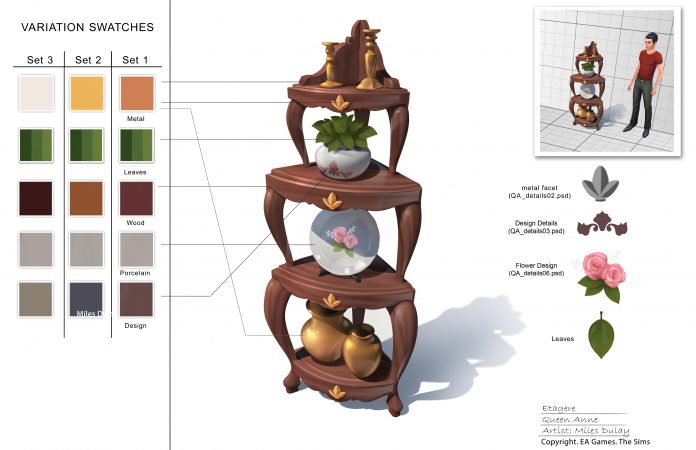 The Sims 4: Base Game Concept Art by Miles Dulay | SimsVIP