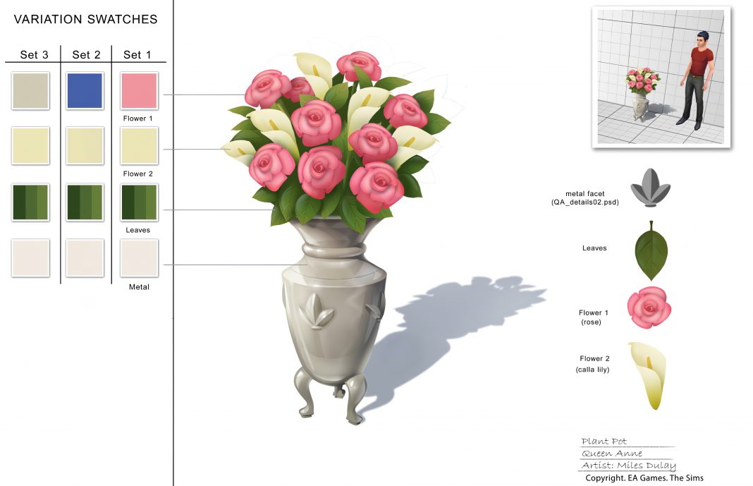 The Sims 4: Base Game Concept Art by Miles Dulay | SimsVIP