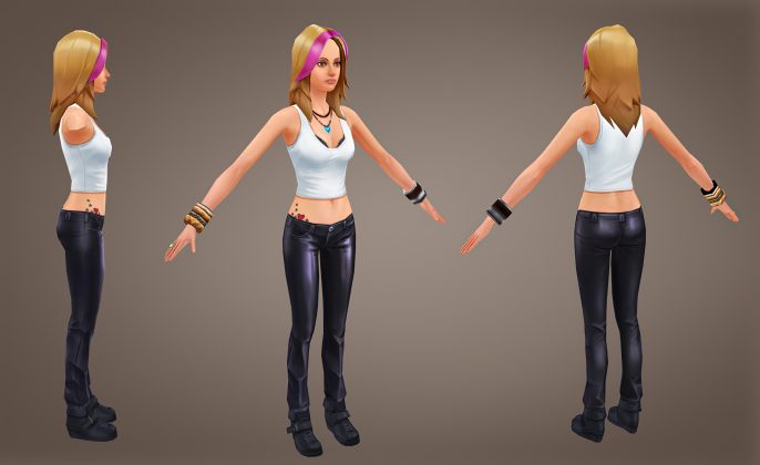 The Sims 4: Early Character Prototypes by Brian Steffel | SimsVIP
