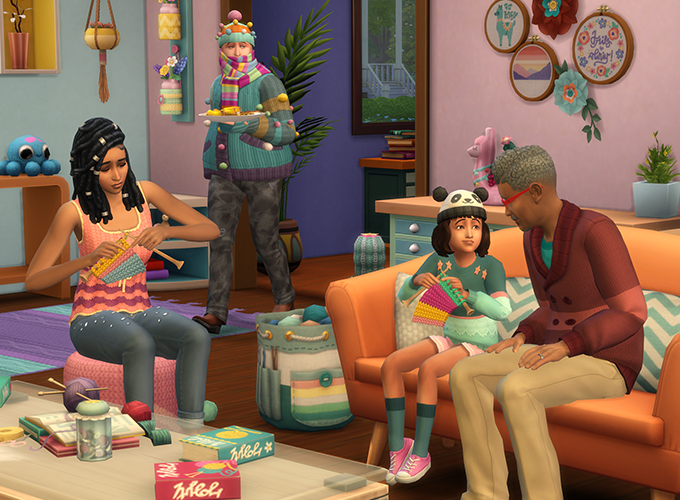 The Sims 4 Nifty Knitting: Official Screenshots | SimsVIP