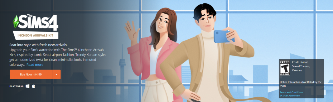 The Sims 4 Incheon Arrivals Kit Pack Now Available for Purchase | SimsVIP