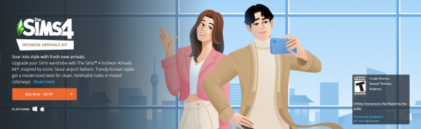 The Sims 4 Incheon Arrivals Kit Pack Now Available for Purchase | SimsVIP