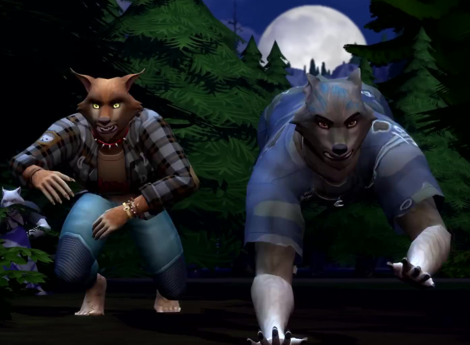 The Sims 4 Werewolves: 150 Trailer Screens | SimsVIP