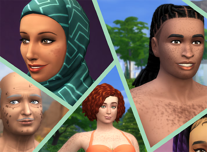 New Blog Post: "The Sims 4 Drops New Skin Details: Wrinkles, Spots ...